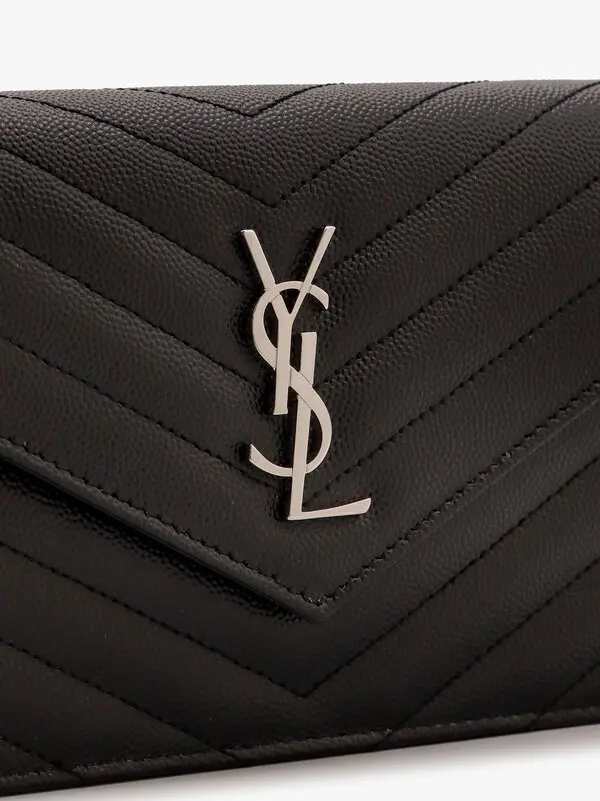 Saint Laurent Cassandre Pochette Graindepoudre Leather Crossbody Bag