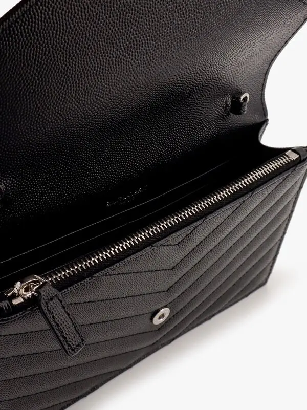 Saint Laurent Cassandre Pochette Graindepoudre Leather Crossbody Bag
