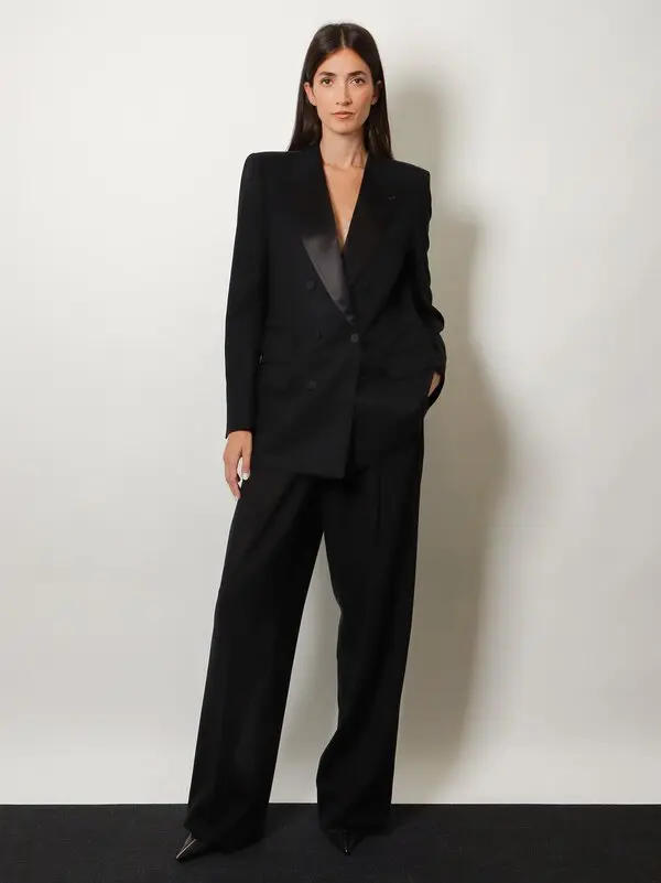 TOM FORD Light Wool Tuxedo Trousers