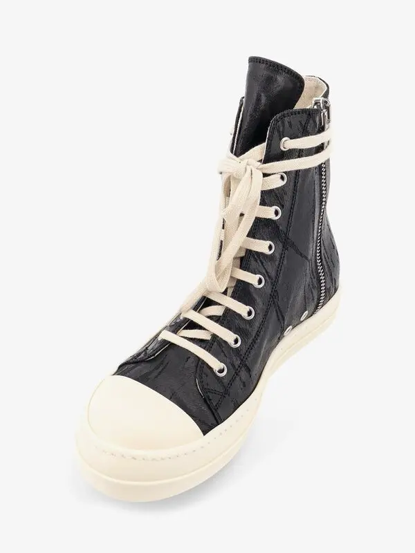 Rick Owens Hightop Leather Sneaks