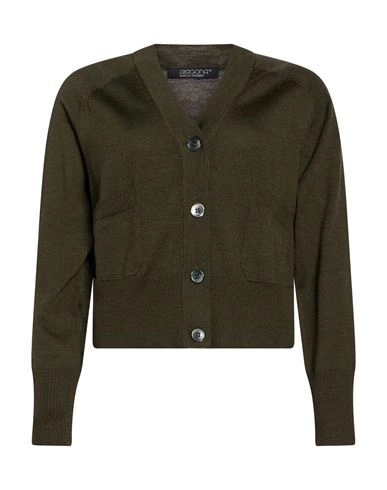 ARAGONA Merino Wool Cardigan - Green