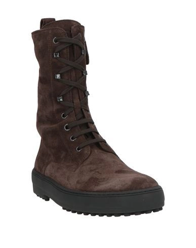 TOD'S Lace-up Suede Ankle Boots - Brown