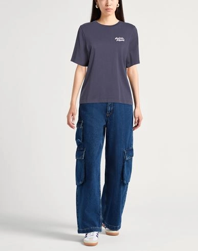 Maison Kitsuné Embroidered Logo Cotton T-shirt - Navy