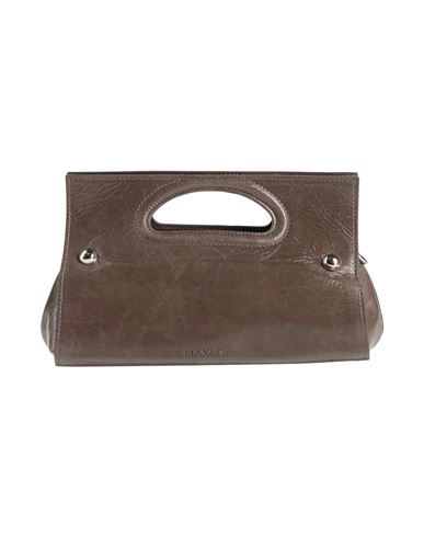 Max & Co. Mcabookbag Handbag Taupe Cow Leather - Grey