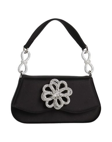 Mach & Mach Handbag Textile Fibers - Black