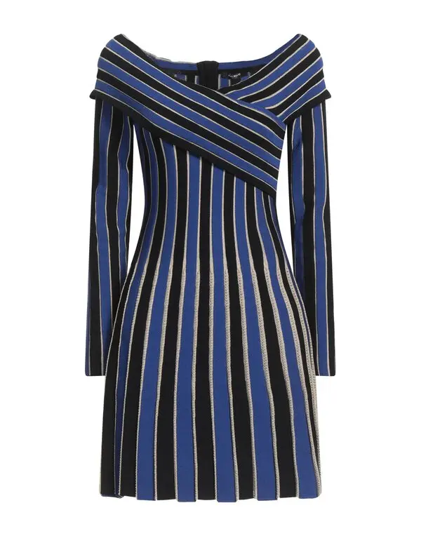 Balmain Mini Dress Size Viscose, Polyester, Polyamide, Cupro, Elastane