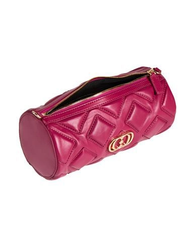 LA CARRIE Quilted Leather Crossbody Bag With Logo Embellishment