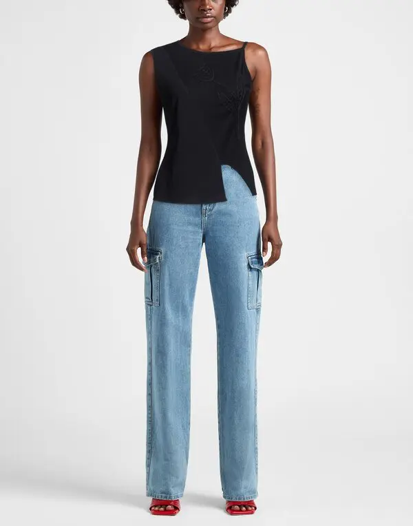 Max & Co. Top Size Cotton - Black