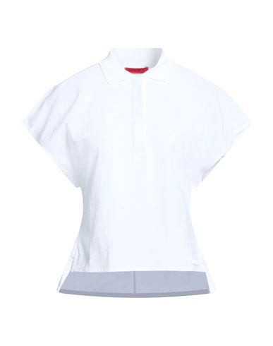 Max & Co. Cotton Linen Polo Shirt - White