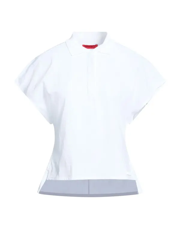 Max & Co. Cotton Linen Polo Shirt - White