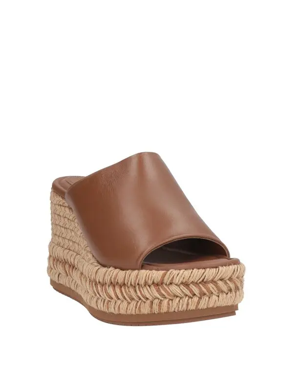PALOMA BARCELO Alide Leather Wedge Espadrilles