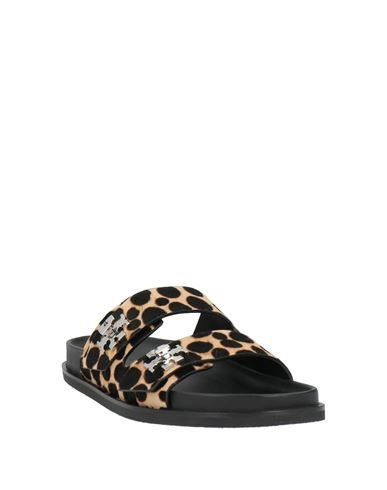 Tory Burch Leopard Print Calfskin Slides