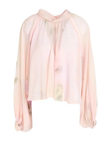 Max & Co. Multicolor Georgette Long Sleeve Top - Pink