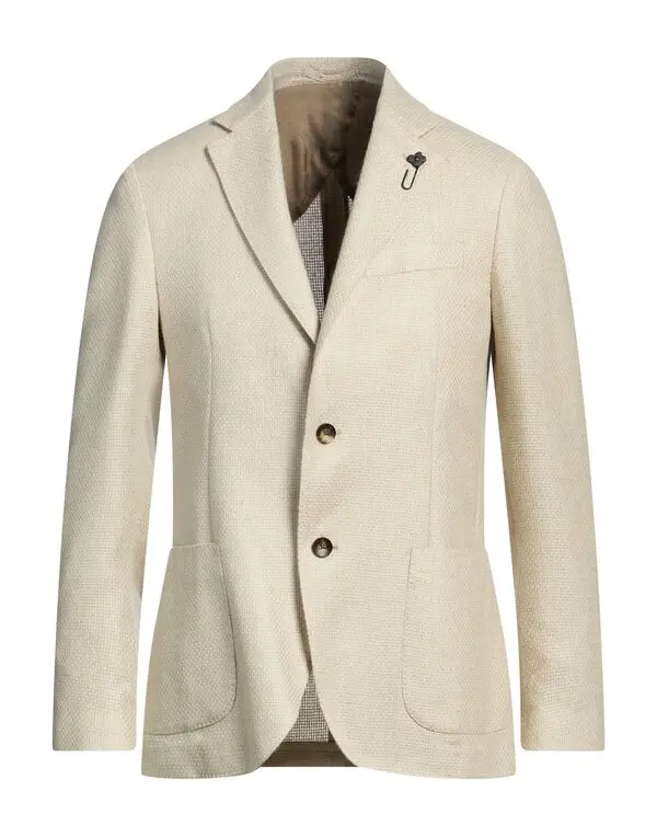 LARDINI Blazer Size Cashmere, Silk