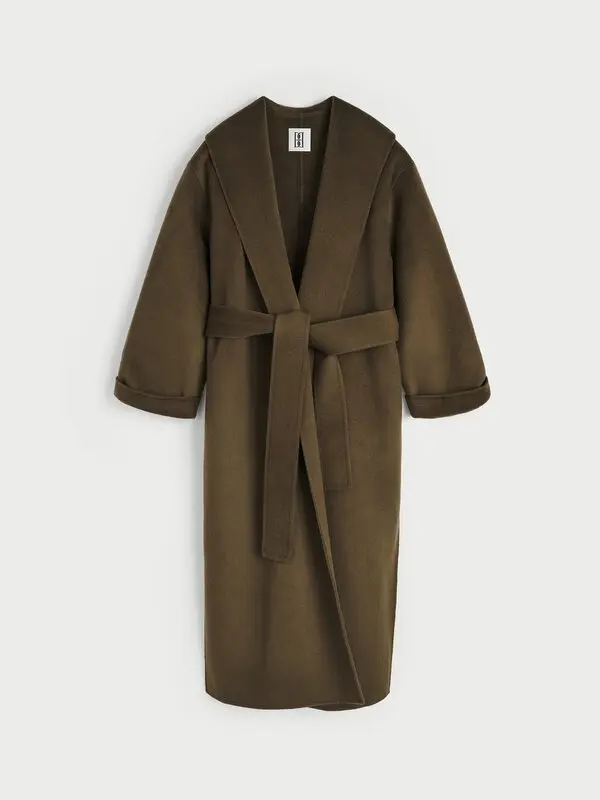 BY MALENE BIRGER Wool Blend Longline Coat - Hunt