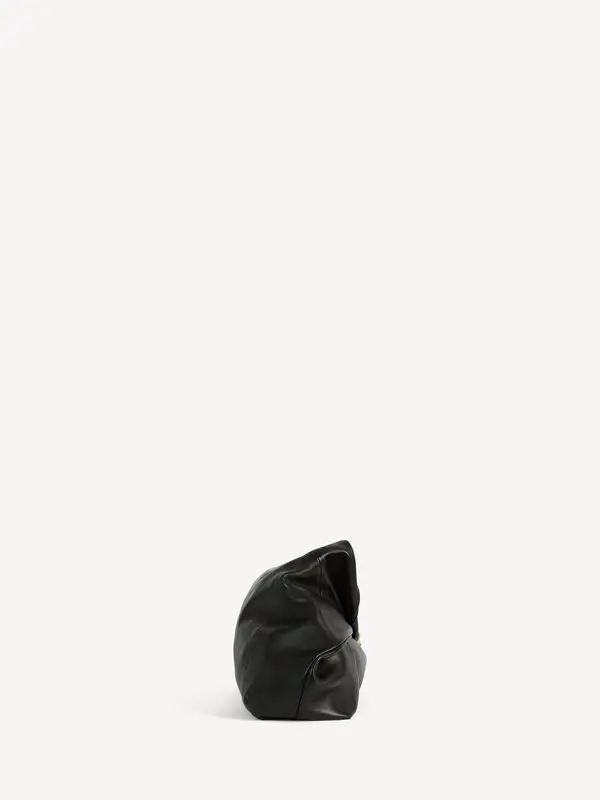 Balmain Dinner At 8 Medium Bag In Smooth Leather - Black