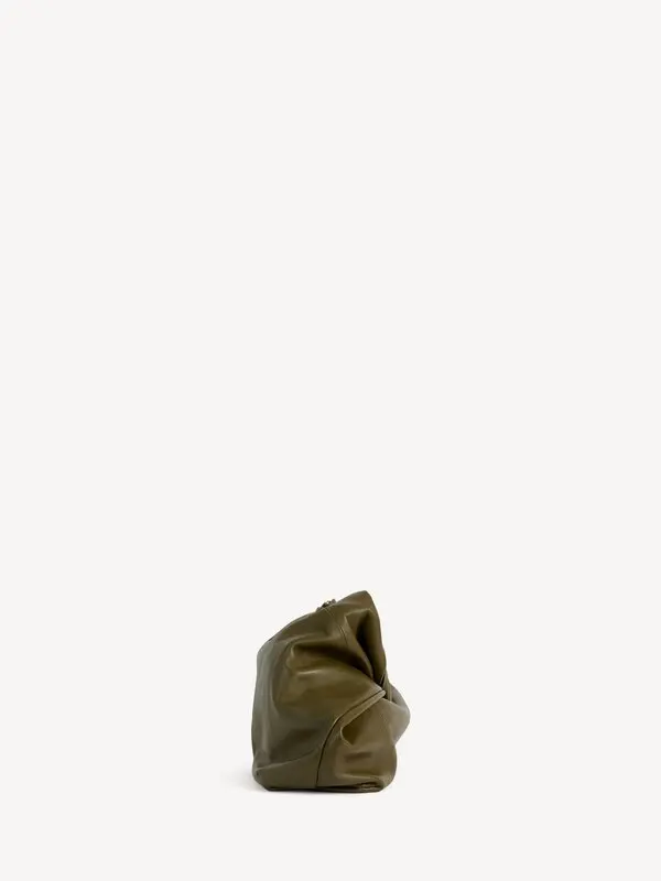 Balmain Dinner At 8 Medium Bag In Smooth Leather - Green