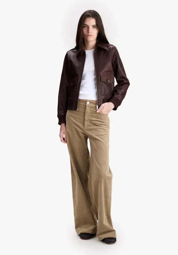 A.p.c. Short Leather Jacket