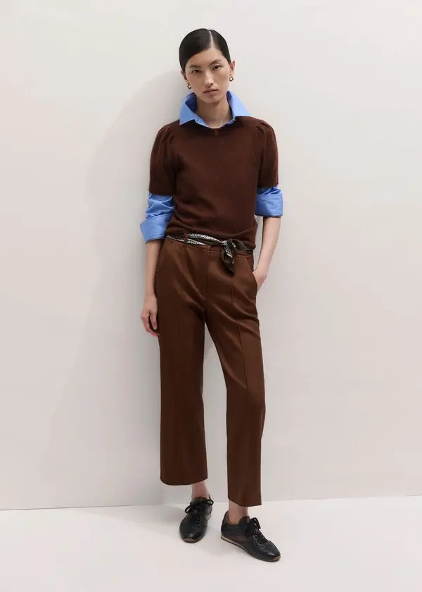 ME+EM Straight Crop Pant