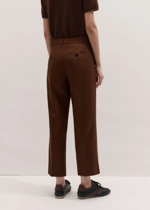 ME+EM Straight Crop Tailored Trousers