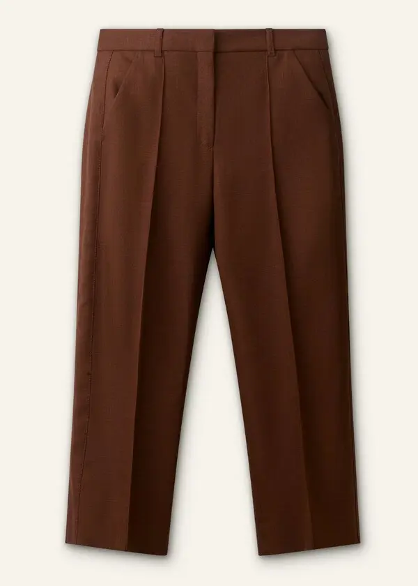 ME+EM Straight Crop Tailored Trousers