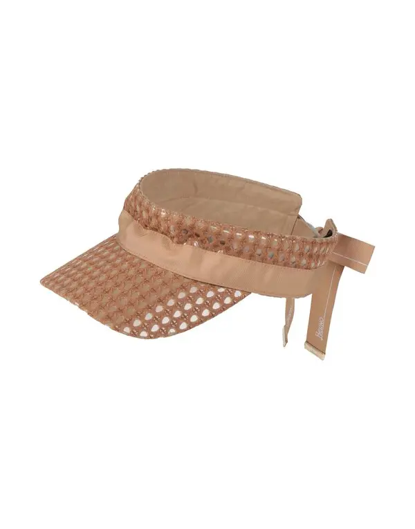 Herno Visor Hat In Polyamide, Cotton, Viscose, And Pvc