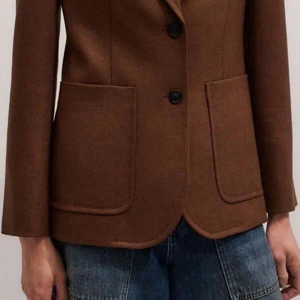 ME+EM Sharp Shoulder Contour Blazer