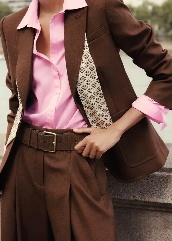 ME+EM Sharp Shoulder Contour Blazer
