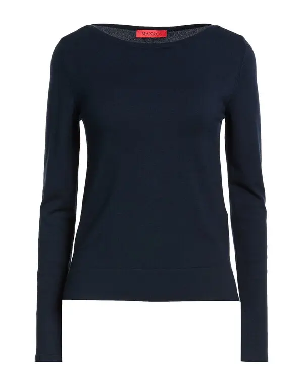 Max & Co. Sweater Size Viscose, Polyester - Navy