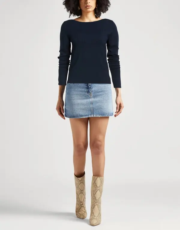 Max & Co. Sweater Size Viscose, Polyester - Navy