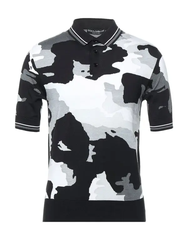 Dolce & Gabbana Polo Shirt Size Silk, Polyamide, Polyurethane