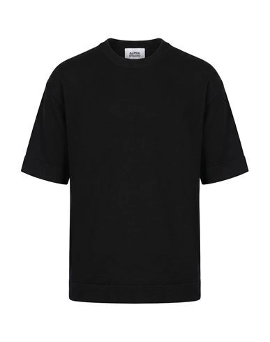Alpha Studio Sweater Size Merino Wool - Black