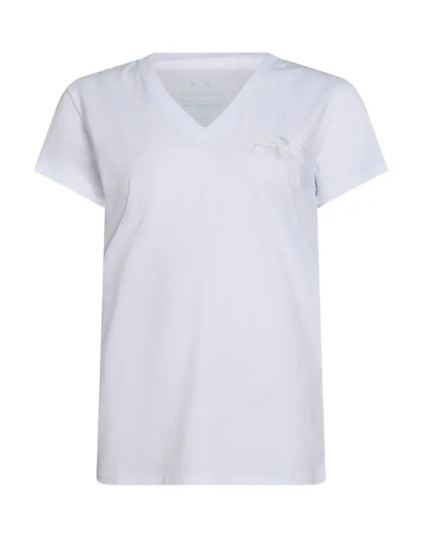 Armani Exchange Cotton & Elastane V-neck T-shirt