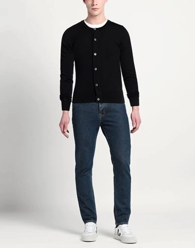 Alpha Studio Merino Wool Cardigan - Black