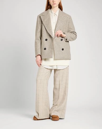 Max & Co. Maser Coat Cream Size Virgin Wool, Polyamide