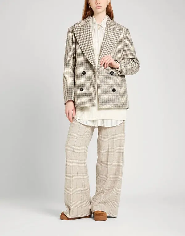 Max & Co. Maser Coat Cream Size Virgin Wool, Polyamide