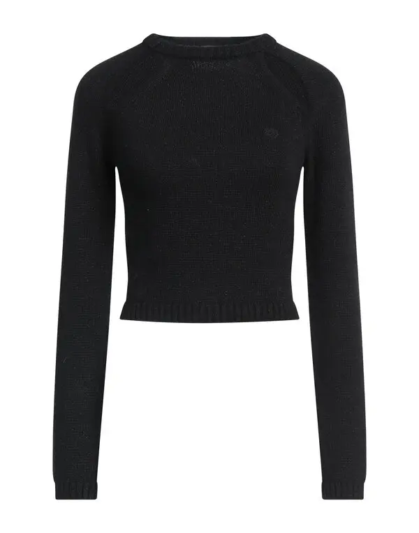 CHIARA FERRAGNI Wool, Viscose, Polyamide, Cashmere Sweater With Cutout Detail - Black
