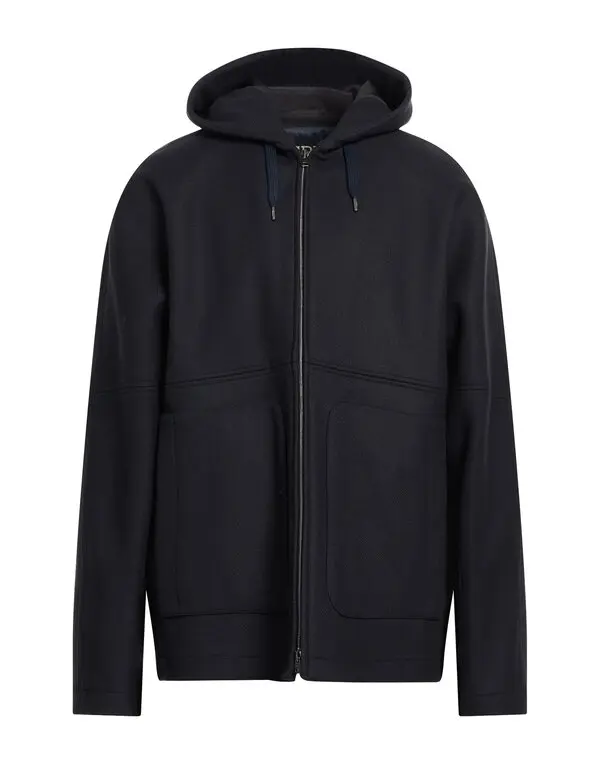 Herno Virgin Wool, Polyamide, Polyurethane Zip-up Hoodie