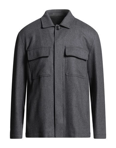 LARDINI Shirt Midnight Size Wool, Cashmere