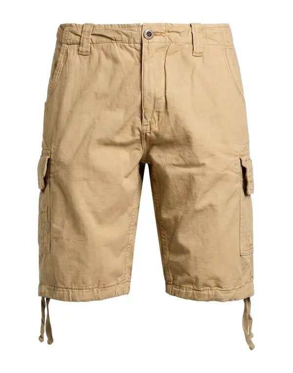 Alpha Industries Shorts & Bermuda Shorts Sand Size Cotton - Beige