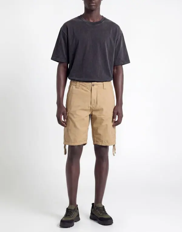 Alpha Industries Shorts & Bermuda Shorts Sand Size Cotton - Beige