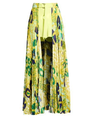 BABYLON Divided Skirt With Floral Print And Belt