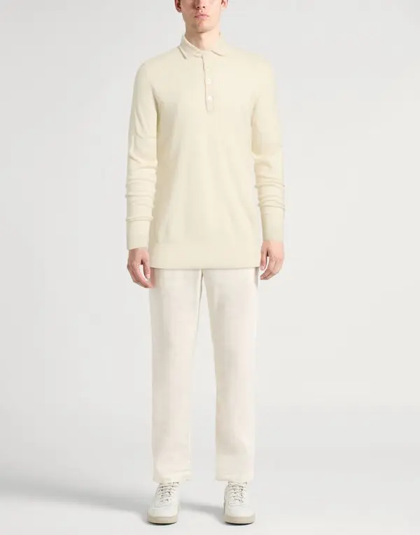 LARDINI Sweater Ivory Size Cashmere
