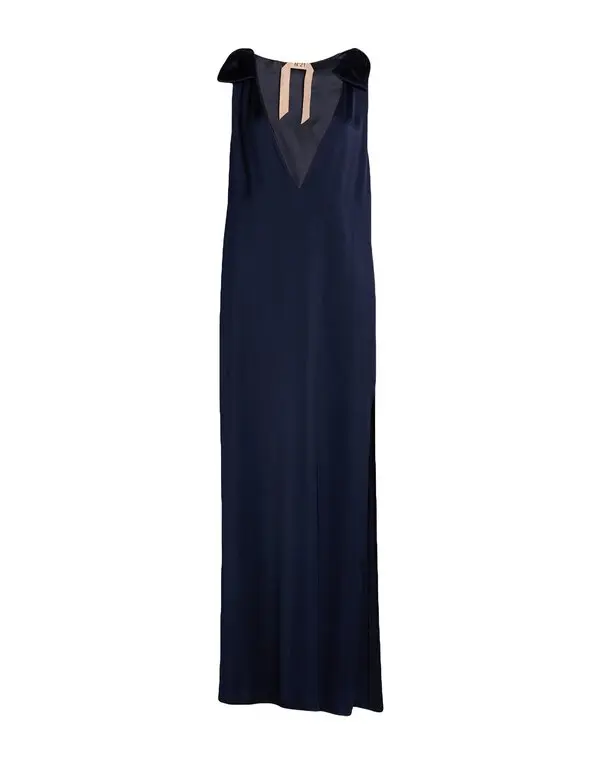 N°21 Maxi Dress In Viscose With Bow Detail
