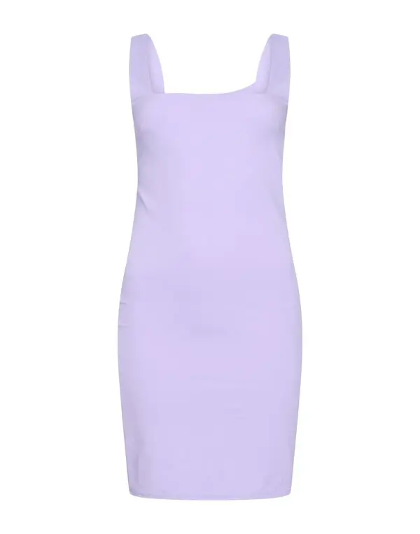 Patrizia Pepe Mini Dress Lilac Size Polyamide, Elastane