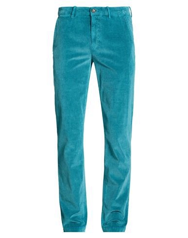 MOORER Pants Deep Teal Size Cotton, Cashmere, Elastane