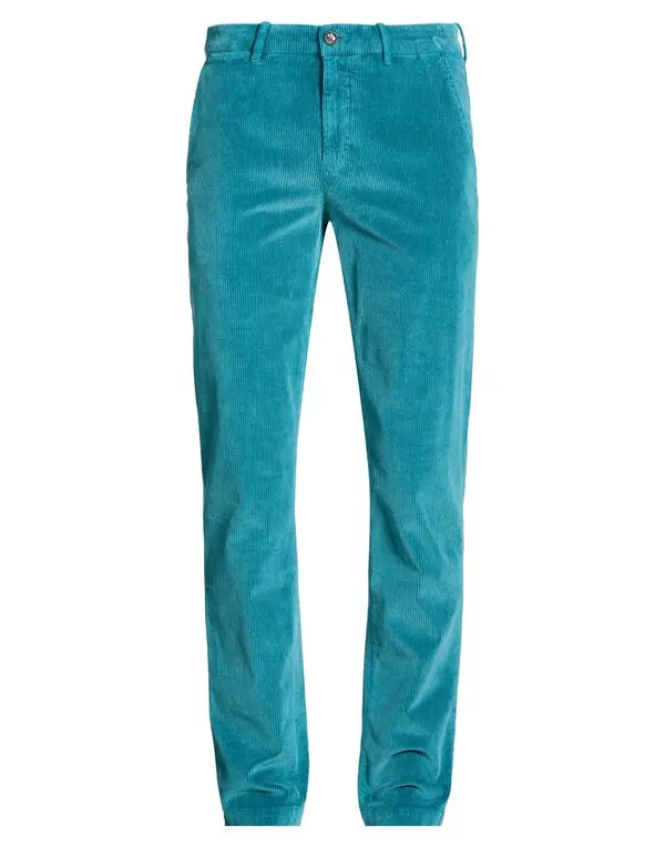 MOORER Pants Deep Teal Size Cotton, Cashmere, Elastane