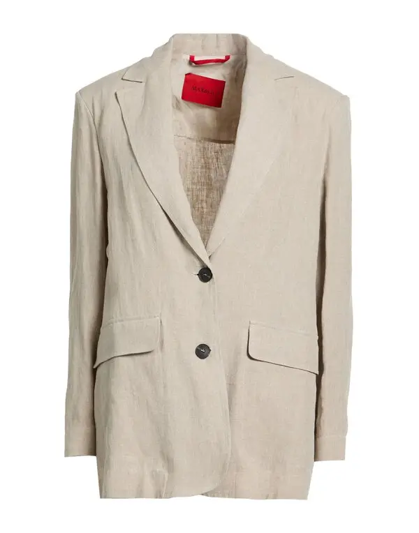 Max & Co. Single-breasted Linen Blazer