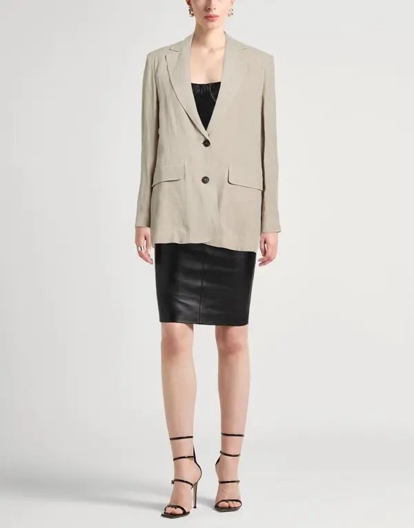 Max & Co. Single-breasted Linen Blazer