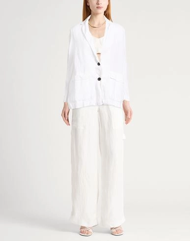 Max & Co. Blazer Sand Size Linen - White